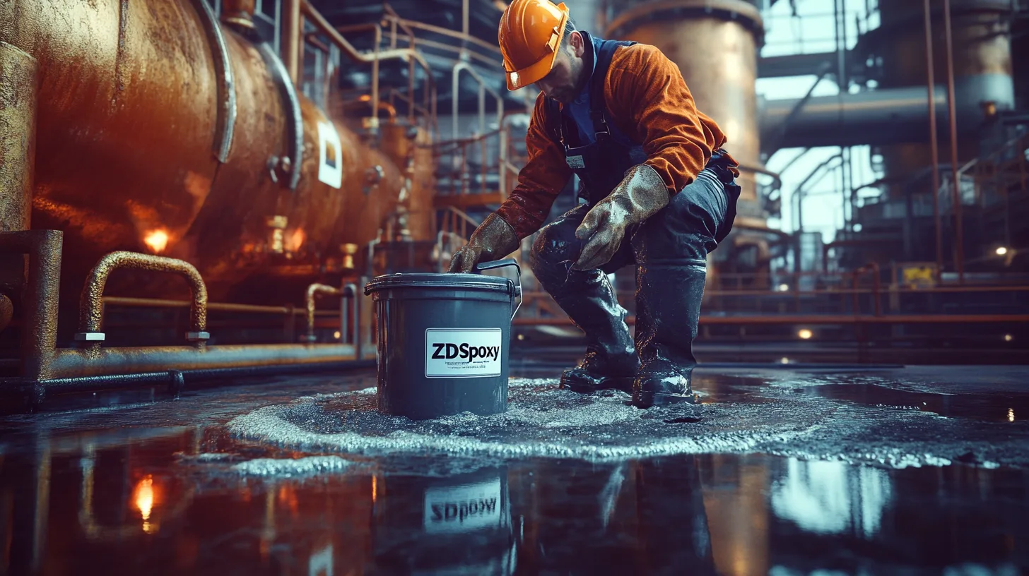 High-Temperature Equipment Grouting | Epoxy Grouts up to 150°C | ZDSpoxy