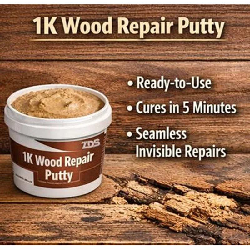 ZDS-189 Wood Repair Putty – Fast Dent & Scratch Wood Filler